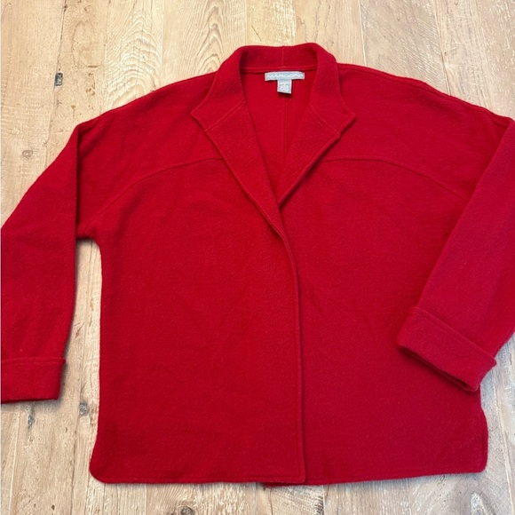 Chiara Marconi | Sweaters | Marconi Italy Red Wool Knit Cardigan M ...